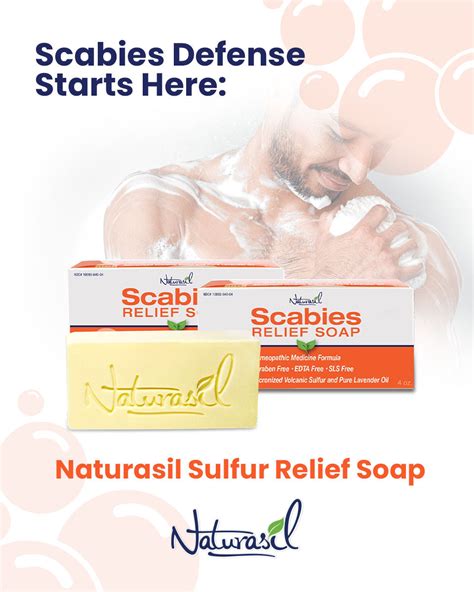 Scabies Pure Lavender And Sulfur Treatment Soap 2 Pack Naturasil