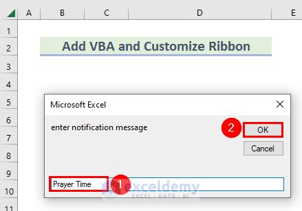 How To Create Notifications Or Reminders In Excel Methods