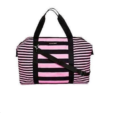 Victorias Secret Weekender Canvas Duffle Bag Victoria Secret Duffle