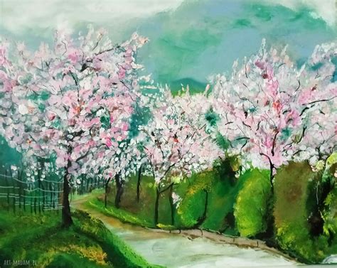 wiosenny spacer obrazy Ewa Mościszko ღ art Madam pl