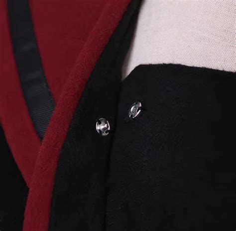 Cute Kitty Claws Black Sailor Collar Woolen Coat