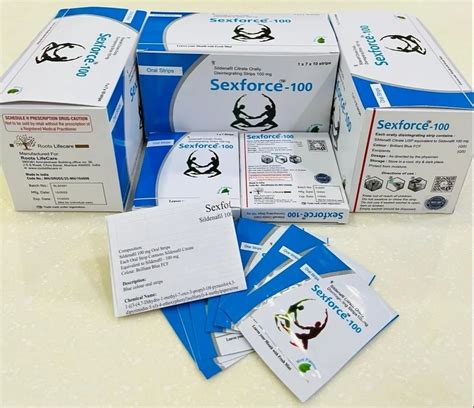 Sexforce 100mg Mouth Dissolving Strips At Best Price In Mumbai