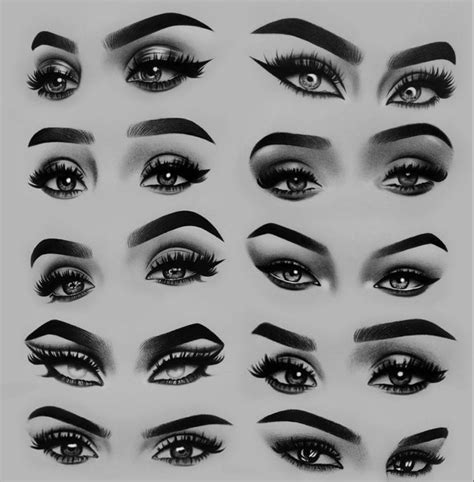 Different Kinds Of Eye Drawings Ogen Tekenen Oog Tekeningen