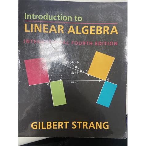 Introduction to Linear Algebra International Edition 線性代數第四版 蝦皮購物
