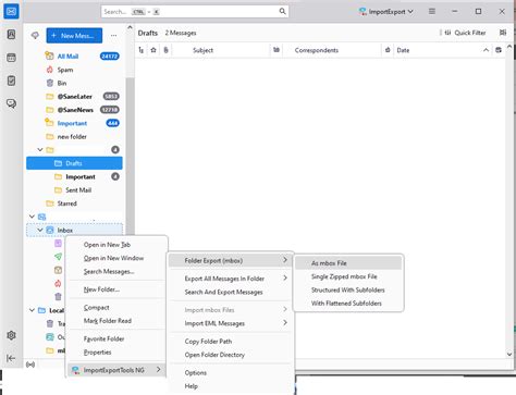 How To Export Webmail To MBOX File In