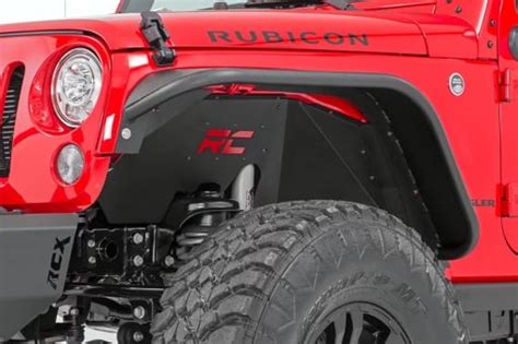 2012 Jeep Wrangler Wheel Well Liners Rough Country