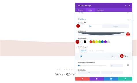 how to use empty sections in divi to create unique design elements