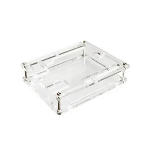 White Arduino Uno R Transparent Acrylic Enclosure Box Size Dimension X X Mm At