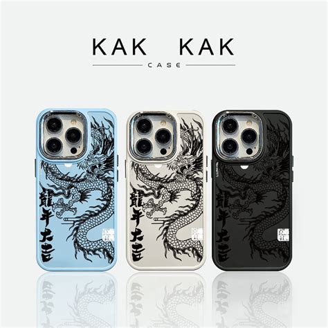 Capinha capa Galvanizada Year of The Dragon É Adequada Para IPhone 11