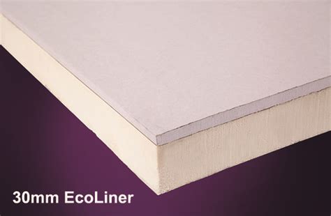 50mm Ecotherm Ecoliner Pir Insulated Plasterboard Thermal Laminate