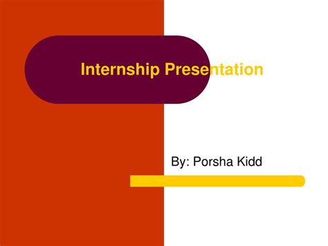 Ppt Internship Presentation Powerpoint Presentation Free Download Id 5892302