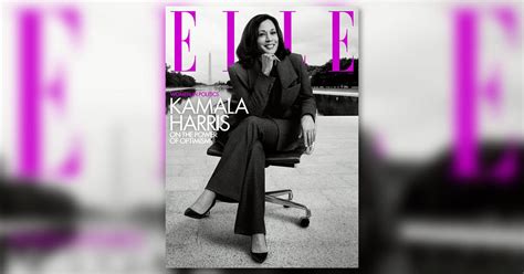 Kamala Harris ขึ้นปกนิตยสาร Elle อเมริกา เดือนพฤศจิกายน The Standard