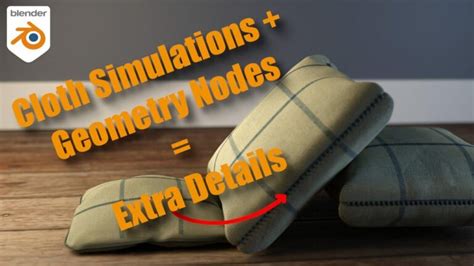 Procedural Details With Blender S Geometry And Cloth Simulations BlenderNation Bazaar