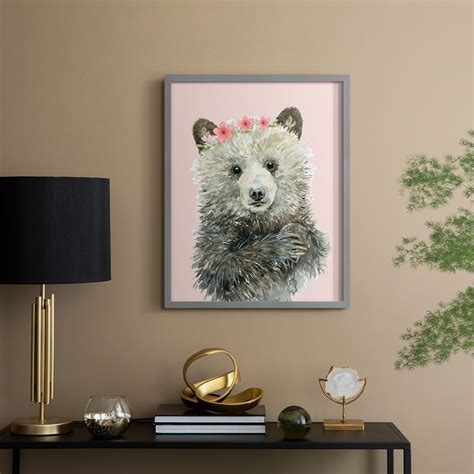 Millwood Pines Cub Dressed Up Framed Print Solid Wood Wayfair