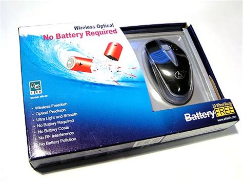 A4Tech NB-30 Battery Free Wireless Optical Mouse