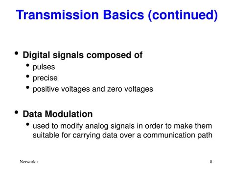 Ppt Chapter 3 Transmission Basics And Networking Media Powerpoint