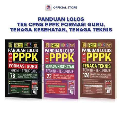 Buku Panduan Lolos PPPK Formasi Guru Tenaga Teknis Tenaga Kesehatan Terkini Terupdate FR