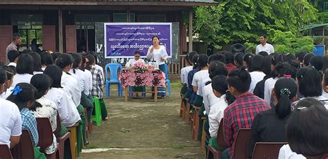 မိုးမောက်မြို့အ ထ က ကြံခင်းကျောင်းတွင် လူငယ်ရေးရာအသိပညာပေးဟောပြောပွဲကျင