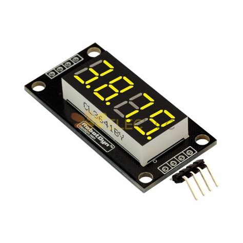 0 36 Inch 4 Digit LED Display Tube 7 Segments TM1637 30x14mm Yellow