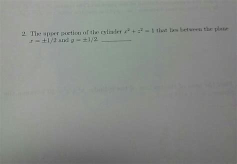 Solved Find The Surface Area Chegg Com