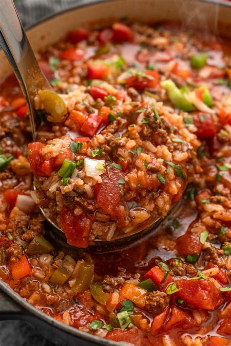 Stuffed Pepper Soup The Cooking Jar