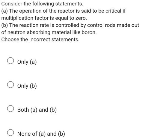 [answered] consider the following statements a the operation of the