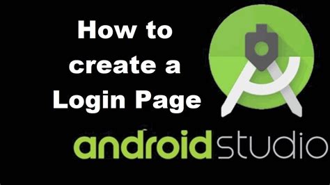 10 Android Studio Tutorials How To Create A Login Page 2020 YouTube