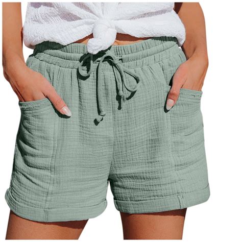 Dmqupv Shorts For Women Plus Size Plus Size Denim Shorts Women High