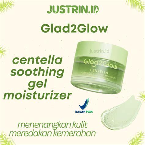 Jual Glad2glow Moisturizer Centella Allantoin Soothing Gel 30g Shopee