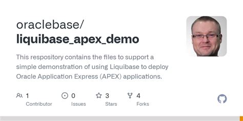 GitHub Oraclebase Liquibase Apex Demo This Respository Contains The