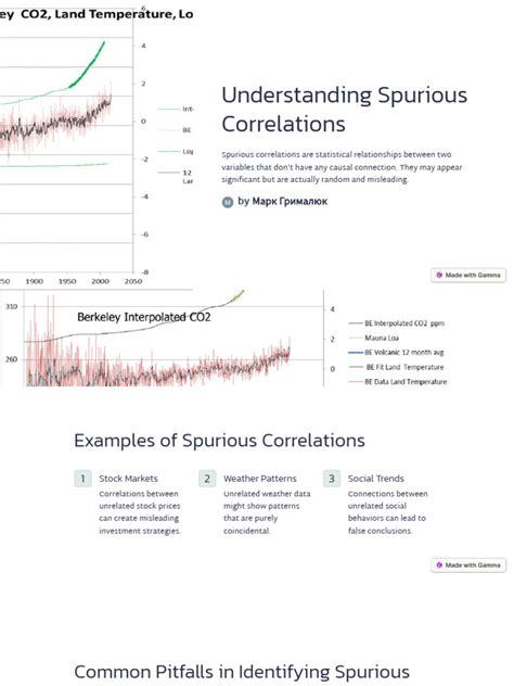 Spurious Correlations Pdf Statistics Science