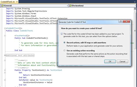 Coded Ui 101 Understanding Coded Ui Tests