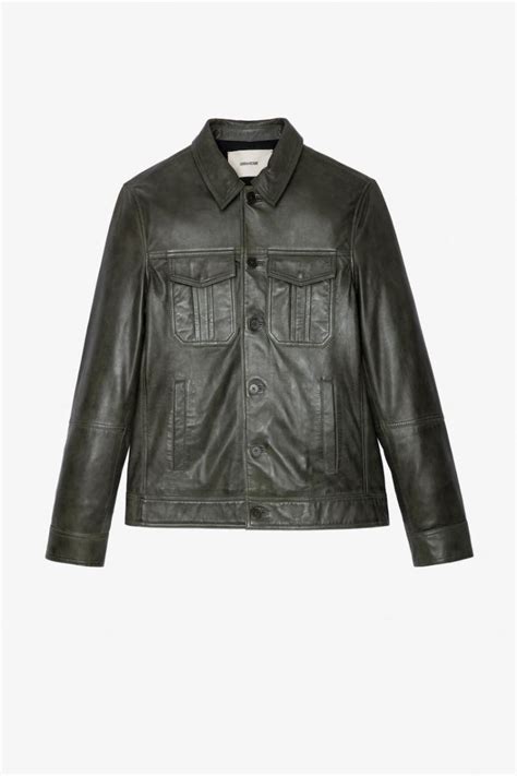 Zadig Voltaire Chaquetas Abrigos Hombre Cazadora Lasso Moss Mvirdi