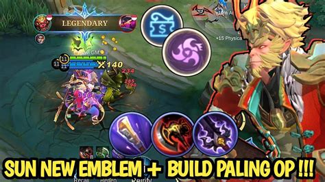 SUN NEW EMBLEM BUILD PALING OP BUILD SUN TERSAKIT BUILD TOP 1
