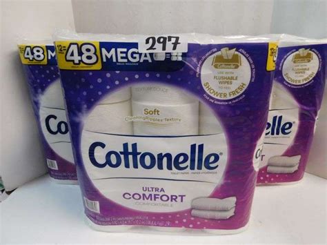 COTTONELLE ULTRA COMFORT PLY TOILET PAPER WITH ROLLS PER PACK EACH