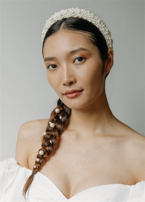 Perla Bobby Pin Set Pearl Gold Jennifer Behr Llc