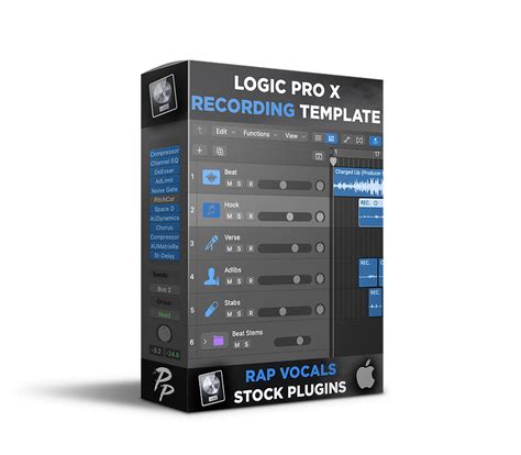 Logic Pro X Recording Template Rap Vocals