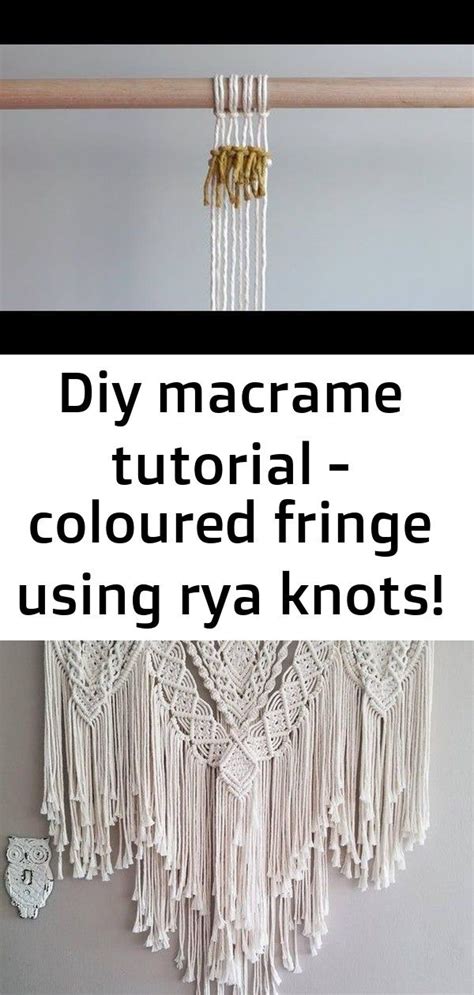 How To Achieve The Perfect Macrame Fringe Craftsmumship