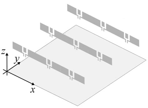 Array Geometry Distance From The Backing Reflector Is 028λ0 While