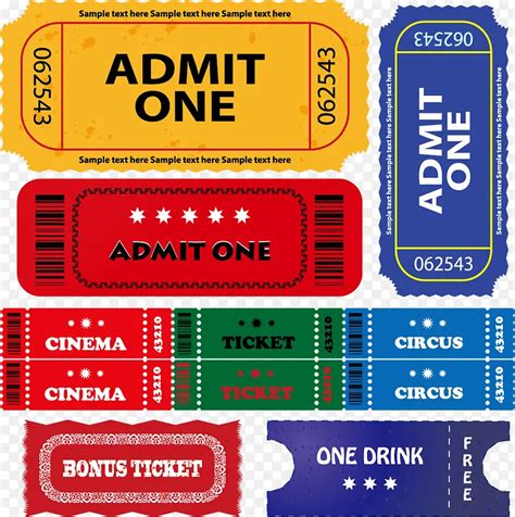 矢量彩色优惠券png图片素材下载图片编号10307673 Png素材网