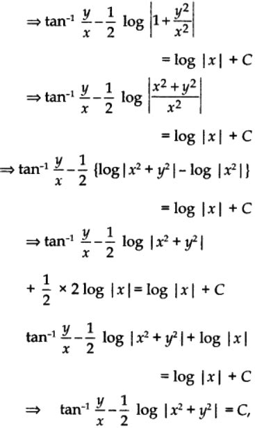Show That The Given Differential Equation Is Homogeneous And Solve It