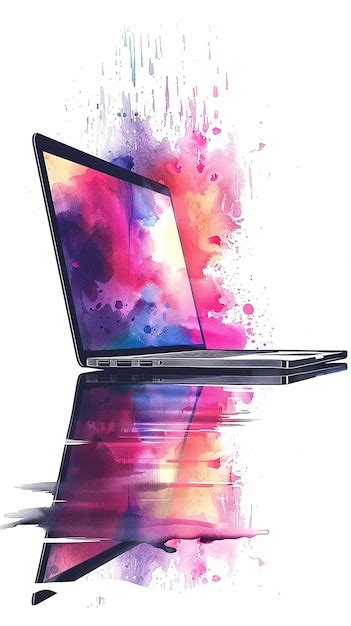 CloseUp Of Laptop Screen Displaying Naver Premium AI Generated Image