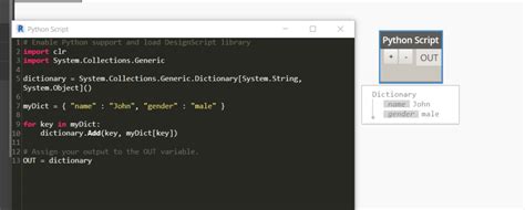 Digitteck Dynamo Bim Python Dictionaries To Graph