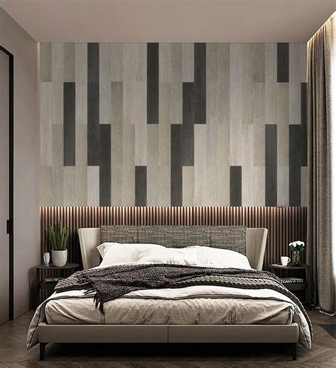 Colamo Gray Mix Pine Peel And Stick Wood Paneling Shiplap Wall Planks