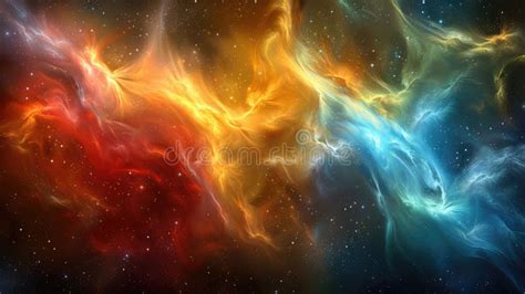 Abstract Digital Art Illustrating Cosmic Phenomenon With Glowing Particles And Swirls Banner