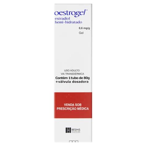 Oestrogel 06mg Gel 80g VÁlvula Dosadora Besins Healthcare Br