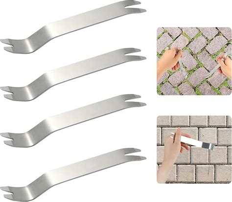 4 Pieces Paver Extractor Tool Stainless Steel Paver