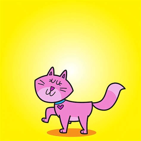 Cute Animated Cat Walking  Uinona S