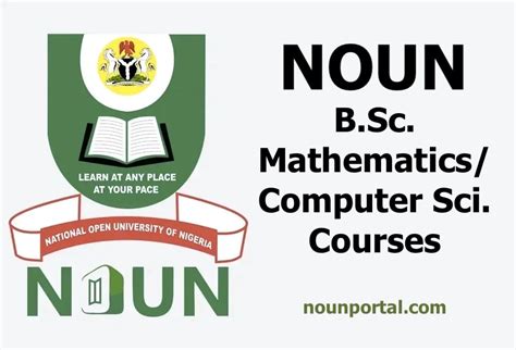 Noun Bsc Mathematicscomputer Science Courses
