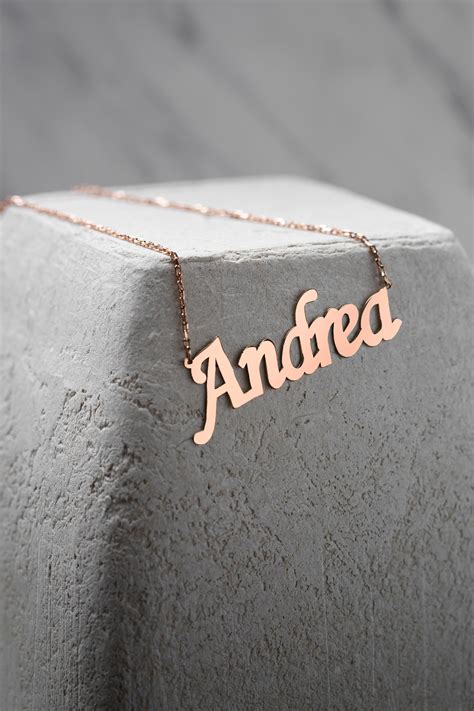 14k Solid Gold Two Names Necklace 2 Names Personalized Etsy